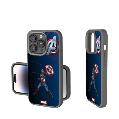 Keyscaper Marvel Avengers Captain America Mechline Soft Touch Cell ...