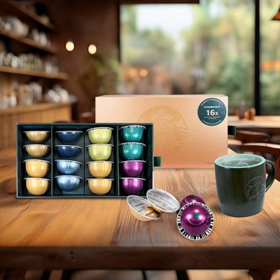 Nespresso Assorted Flavors Coffee Pods Gift Set - 6.06oz/16pc : Target