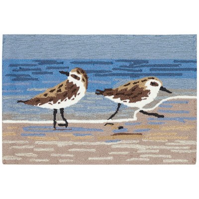 Liora Manne Frontporch Sandpipers Indoor/outdoor Rug Lake 2'6" X 4 ...