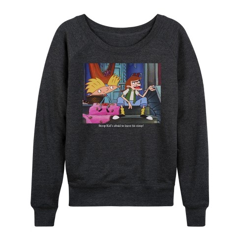 Women's Hey Arnold! Stoop Kid Lightweight French Terry Slouchy ...