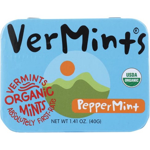 Vermints All Natural Breath Mints - Peppermint : Target
