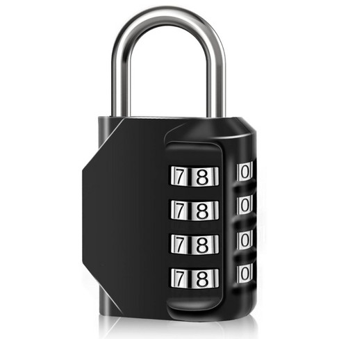 Maison Products Combination Lock 4 Digit Padlock With Combination Code ...