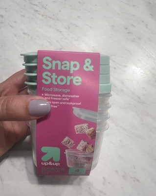 Small Square Food Storage Containers - 8 Fl Oz/4ct - Up&up™ : Target