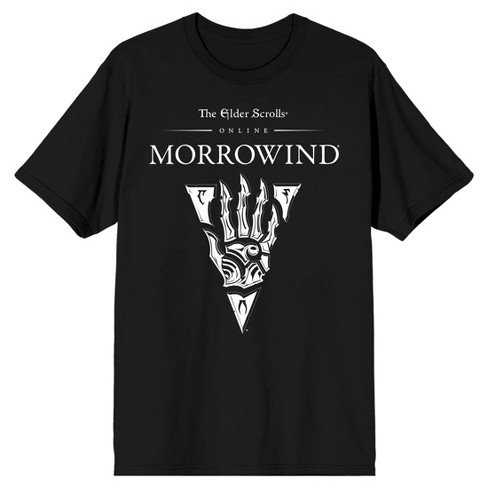 Elder Scrolls Online Morrowind Logo Men's Black T-shirt-medium : Target