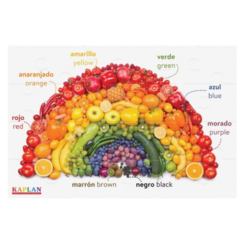 Kaplan Early Learning Colors - Los Colores - Bilingual Floor Puzzle ...