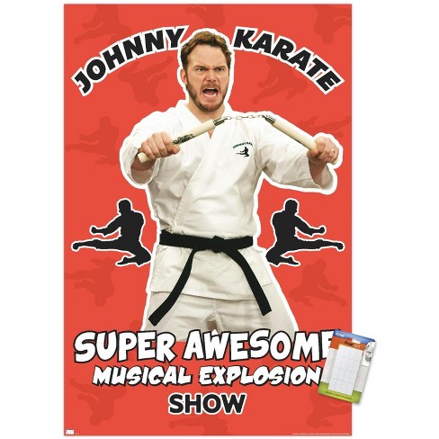Trends International Parks And Recreation - Johnny Karate Unframed Wall ...