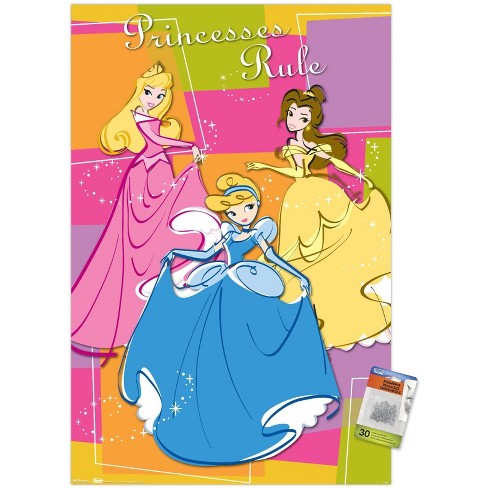 Trends International Disney Princess - Princess Rule Unframed Wall ...