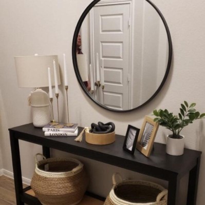 34" Round Decorative Wall Mirror - Threshold™ Designed With Studio ...
