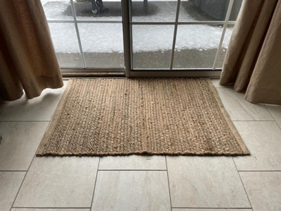 Nourison Hand Woven Natural Jute Rug Natural 5' X 7' : Target