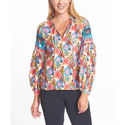 Women's Emma Tiger Print Blouse - Emily Lovelock M : Target
