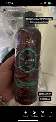 Hask Tea Tree & Rosemary Oil Scalp Care Shampoo - 12 Fl Oz : Target