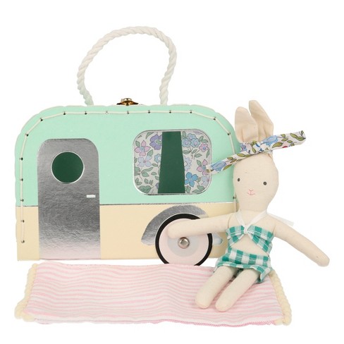 Meri Meri Caravan Bunny Mini Suitcase Doll (pack Of 1) : Target