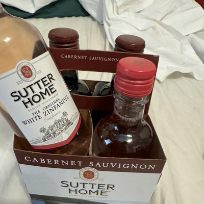 Sutter Home Cabernet Sauvignon Red Wine - 4pk/187ml Bottles : Target