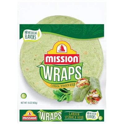 Sinaloa Spinach Hawaii Wraps Tortillas - 12.75oz/8ct : Target