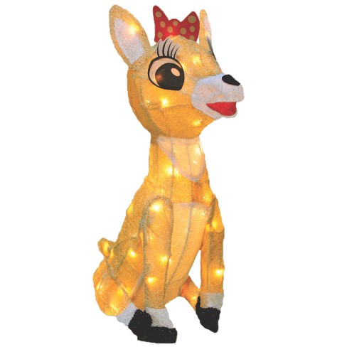 Rudolph The Red Nosed Reindeer Christmas 18" Prelit Clarice Outdoor ...