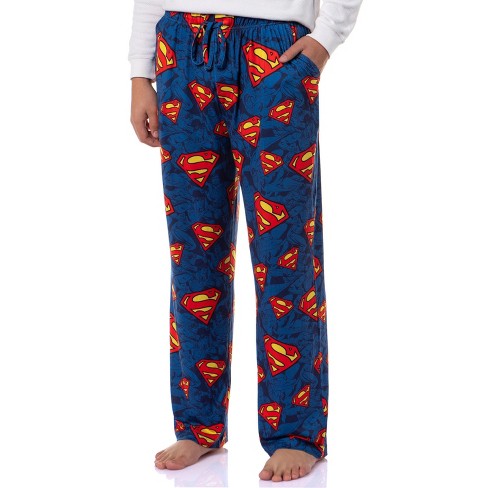 Intimo Dc Comics Men's Superman Symbol Tossed Print Pajama Pants For ...