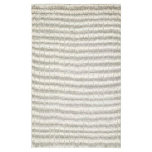 Obeetee Creed Tufted Hand Made Indoor Area Rug - 5'x8' Ivory : Target