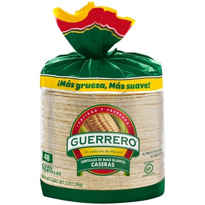 Guerrero Gluten Free White Corn Tortillas : Target