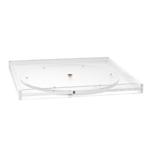 Russell+hazel Acrylic Carousel Bloc Tray Clear : Target