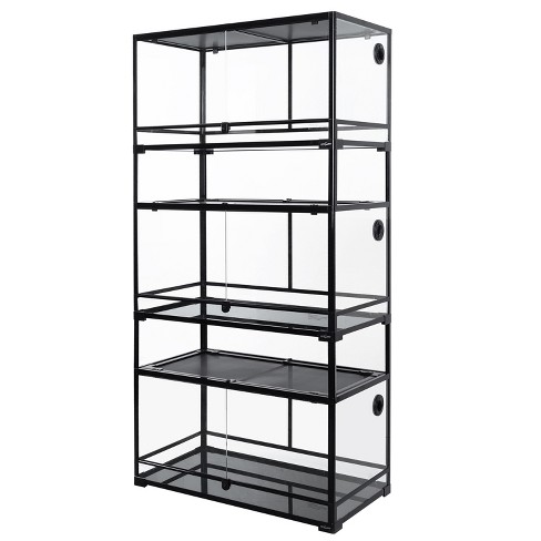 Reptizoo 3 Layer 40 Gallon Reptile Terrarium With Stacker : Target