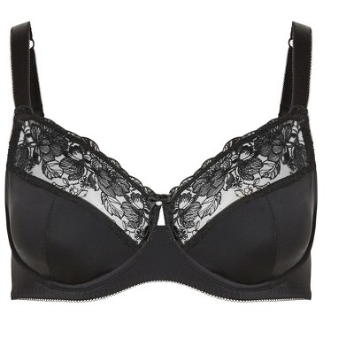 Avenue | Women's Plus Size Embroidered Full Support Underwire Bra ...