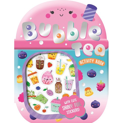Shiny Stickers Bubble Tea Coloring/activity - By Alexandra Robinson ...