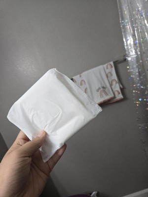 L . Organic Cotton Maxi Extra Long Overnight Pads : Target