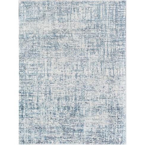 Rugs America Atlas At50a Dark Skies Transitional Vintage Blue Area Rug ...
