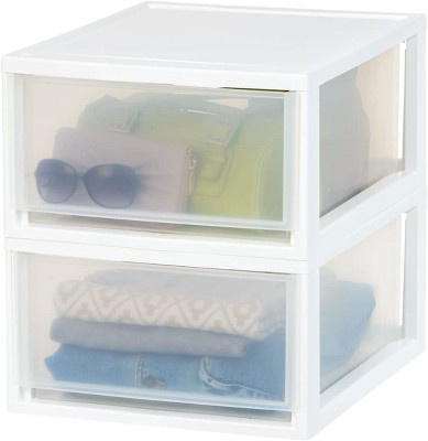 Iris Usa 47 Qt. Extra-large Stackable Storage Drawer Plastic Drawer ...