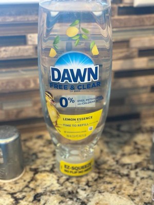 Dawn Lemon Essence Free & Clear Ez Squeeze Dishwashing Liquid - 24.3 Fl ...