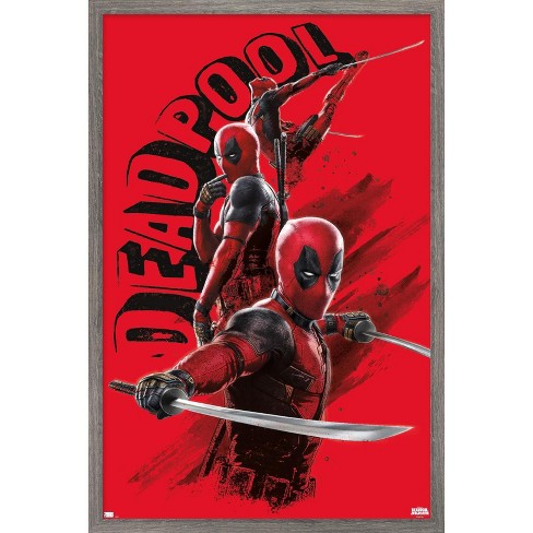 Trends International Marvel Deadpool & Wolverine - Deadpool Poses ...