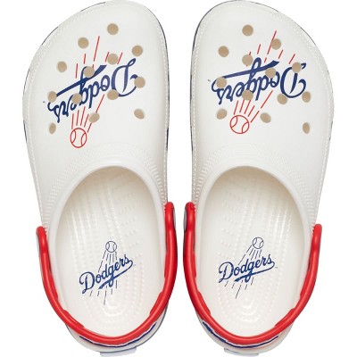 Crocs Adult Mlb La Dodgers Classic Clogs, White, W9/m7 : Target