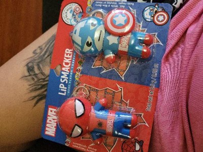 Lip Smacker Marvel Hero Lip Balm – Spider-man /captain America – 2pk ...