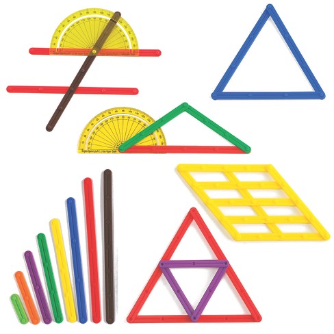 Learning Advantage® Geostix Basic Set - 80 Construction Sticks - 24 ...