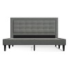 Glenwillow Home Conner Upholstered Platform Bed, Button Tufted ...