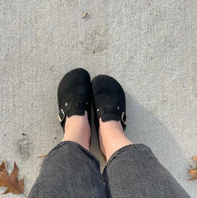 Women's Betsy Clog Mule Flats - Universal Thread™ Taupe 6 : Target