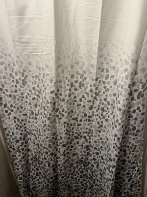 Leopard Glam Shower Curtain Ombre Gray - Threshold™ : Target