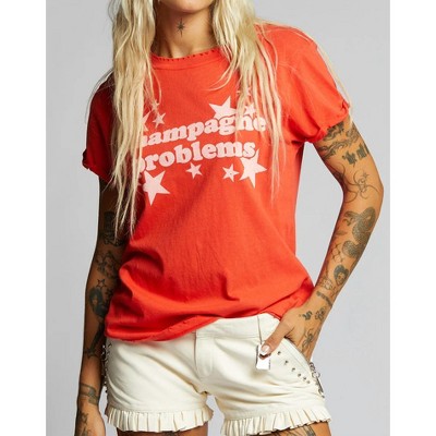 Women's Champagne Probs Graphic Tee - Recycled Karma M : Target