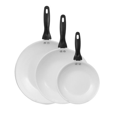 Lexi Home Non-stick Ceramic Coated 3-piece Frying Pan Set : Target