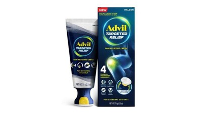 Advil Targeted Relief Pain Relieving Cream With Massage Applicator - 2 ...