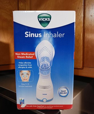 Vicks Personal Steam Inhaler With Variable Steam Control & Soft Mask ...