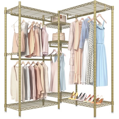 Timate F3 Garment Rack Industrial Pipe Wall Mounted Clothing Rack Walk ...