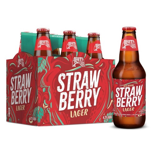 Abita Strawberry Lager Beer - 6pk/12 Fl Oz Bottles : Target