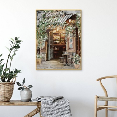 Masterpiece Art Gallery 30"x40" Parisian Bistro Iii Wall Art : Target