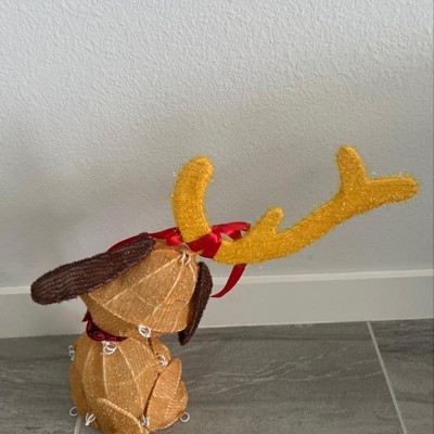 Grinch 3d Holiday Lighted Tinsel Sculpture The Grinch W/stockings 4ft ...