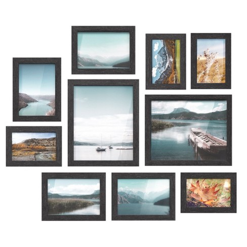 Songmics Picture Frames 10 Pack Collage Picture Frames With Two 8x10 ...