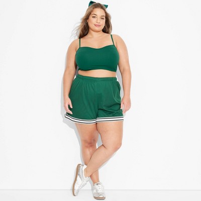 Women's Game Day Butterbliss Tiny Tank Top - Wild Fable™ Green 3x : Target