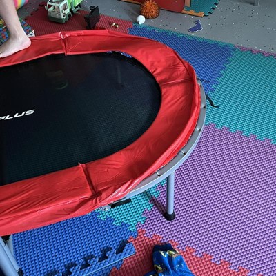 Costway 50'' Trampoline For 2 People Foldable Rebouncer W/adjustable ...