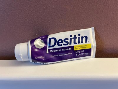 Desitin Maximum Strength Baby Diaper Rash Cream With Zinc Oxide - 16oz ...