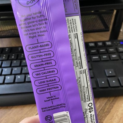 Drumroll Snacks Chocolate Glazed Mini Donuts Gluten Free - 2.6oz : Target